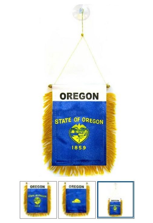 OREGON mini banner 6'' x 4'' - US STATE OF OREGON PENNANT 15 x 10 cm ...