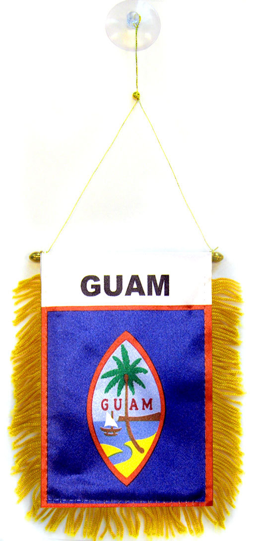 GUAM mini banner 6'' x 4'' - GUAMANIAN PENNANT 15 x 10 cm - mini ...