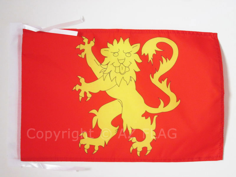 PROVINCE OF GUYENNE FLAG 18'' x 12'' cords - GUIENNE SMALL FLAGS 30 x ...