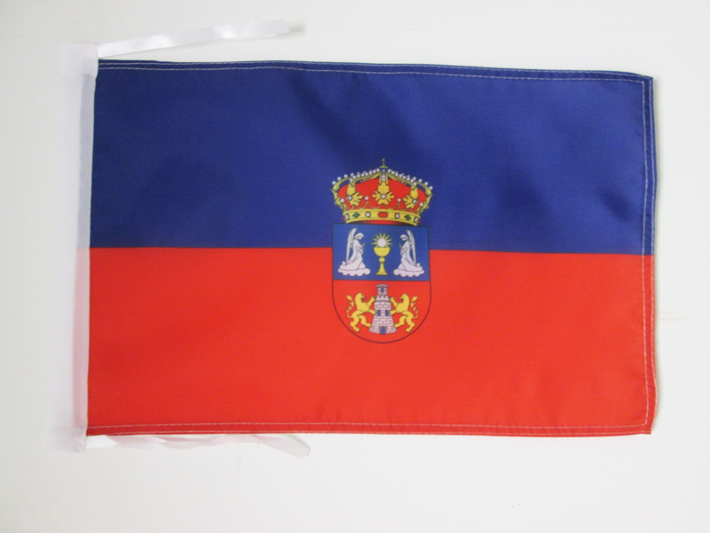 PROVINCE OF LUGO FLAG 18'' x 12'' cords - LUGO SMALL FLAGS 30 x 45cm ...
