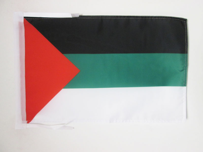 PAN-ARABISM FLAG 18'' x 12'' cords - ARABIST SMALL FLAGS 30 x 45cm ...