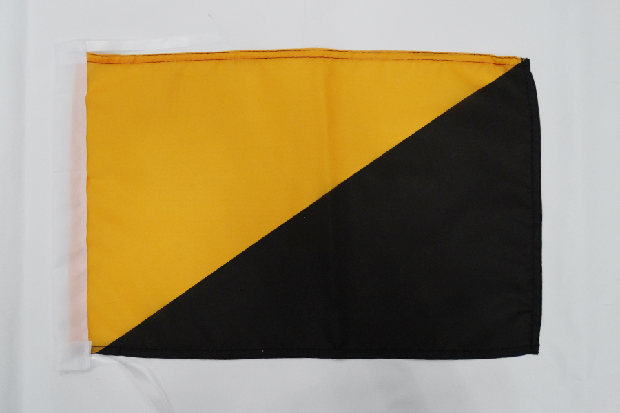 Anarcho-mutualism Flag 18'' x 12'' cords - anarchist mutualist ...