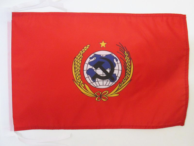 CHINESE SOVIET REPUBLIC 1931-1937 FLAG 18'' x 12'' cords - JIANGXI ...
