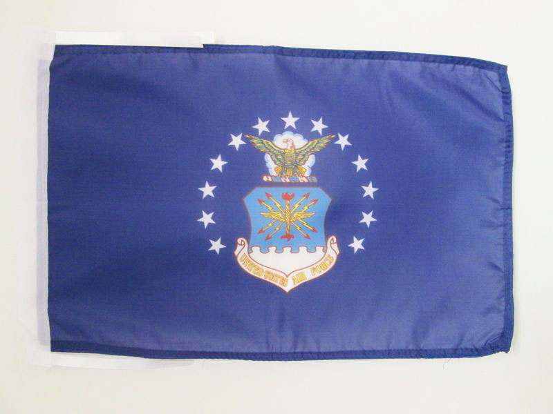 UNITED STATES AIR FORCE FLAG 18'' x 12'' cords - US AIR FORCE - USAF ...
