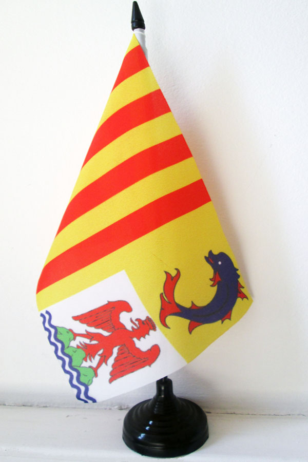 PROVENCE-ALPES-CÔTE D'AZUR TABLE FLAG 5'' x 8'' - FRENCH REGION OF PACA ...
