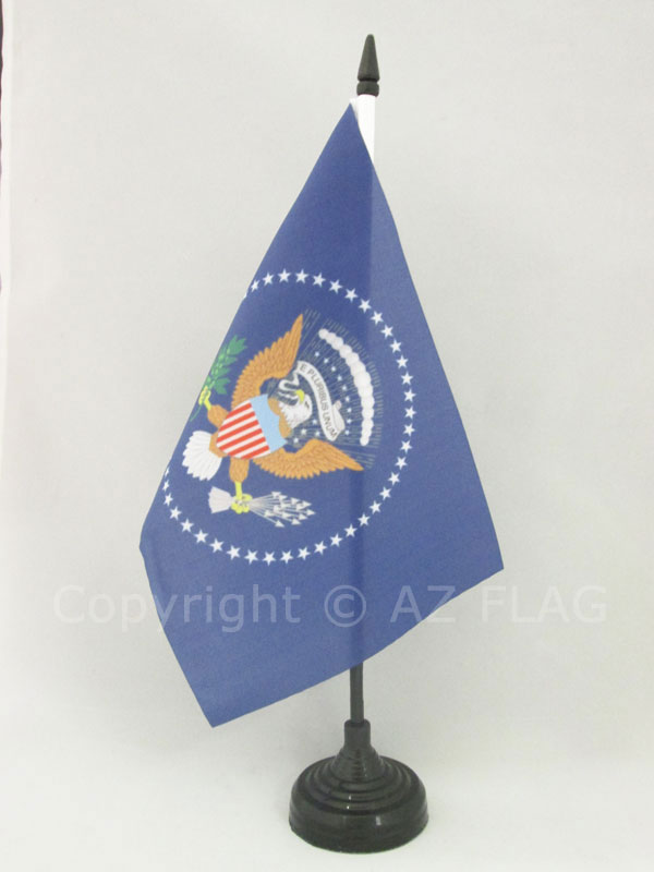 USA PRESIDENT TABLE FLAG 5'' x 8'' - US - AMERICAN DESK FLAG 21 x 14 cm ...