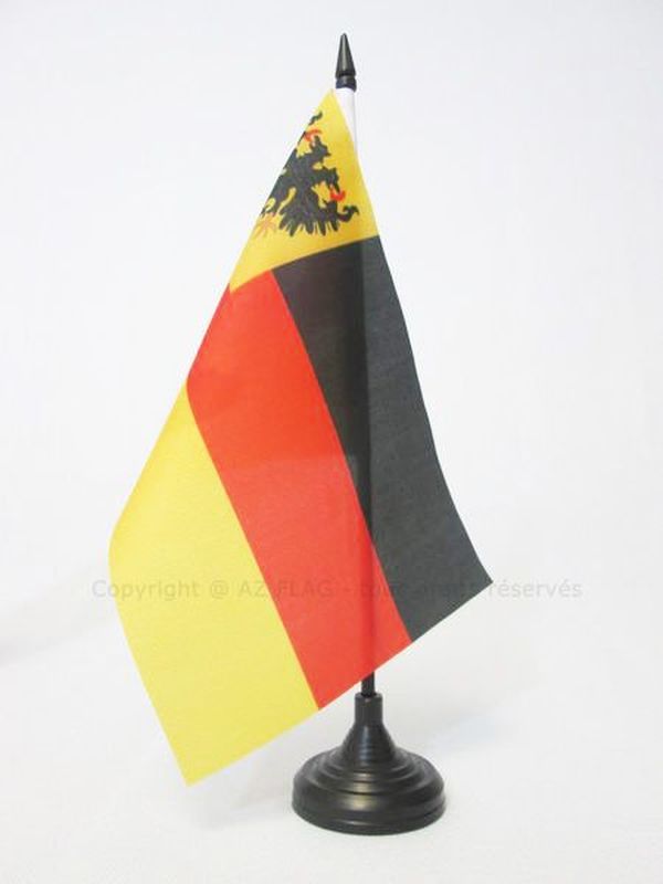 GERMANY 1848-1852 TABLE FLAG 5'' x 8'' - HISTORIC GERMAN DESK FLAG 21 x ...