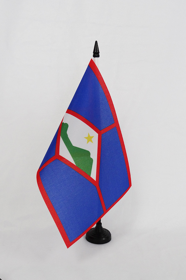 Sint Eustatius Table Flag 5'' x 8'' - Statia Desk Flag 21 x 14 cm ...