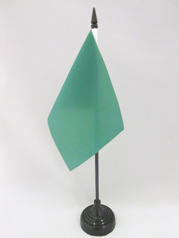 RACE OFFICER GREEN TABLE FLAG 4'' x 6'' - RACING DESK FLAG 15 x 10 cm ...