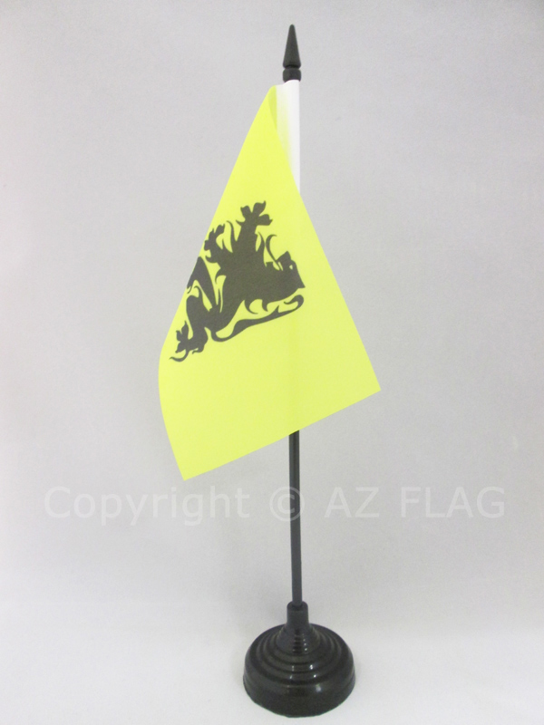 FLEMISH MOVEMENT TABLE FLAG 4'' x 6'' - NATIONALIST FLANDERS DESK FLAG ...