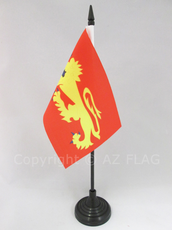 PROVINCE OF GUYENNE TABLE FLAG 4'' x 6'' - GUIENNE DESK FLAG 15 x 10 cm ...