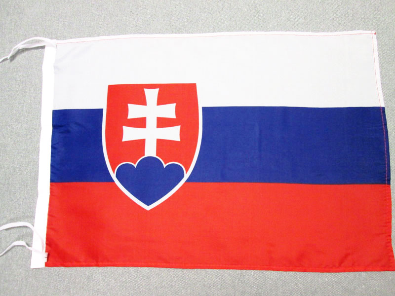 SLOVAKIA FLAG 18'' x 12'' - SLOVAK FLAGS 30 x 45cm - BANNER 18x12 in ...